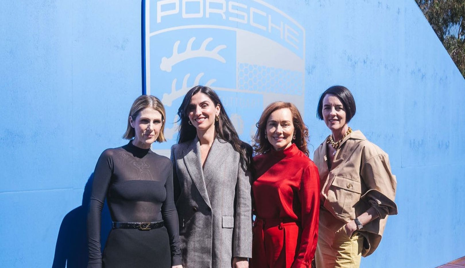 Porsche woman with drive in collaboration with Harper’s Bazaar at the ...