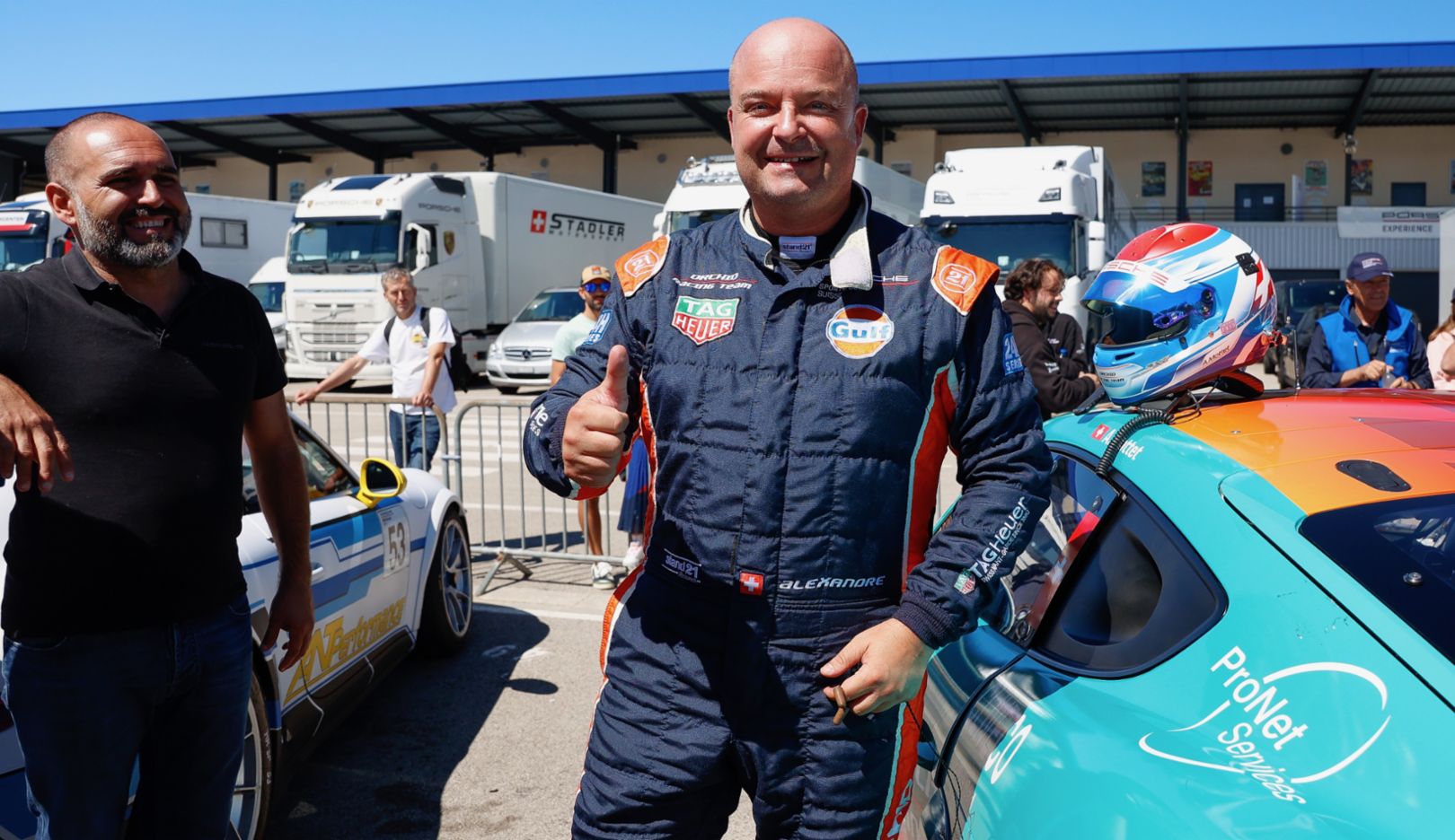 Jürg Aeberhard ist der neue alleinige Spitzenreiter des GT3 Cup ...