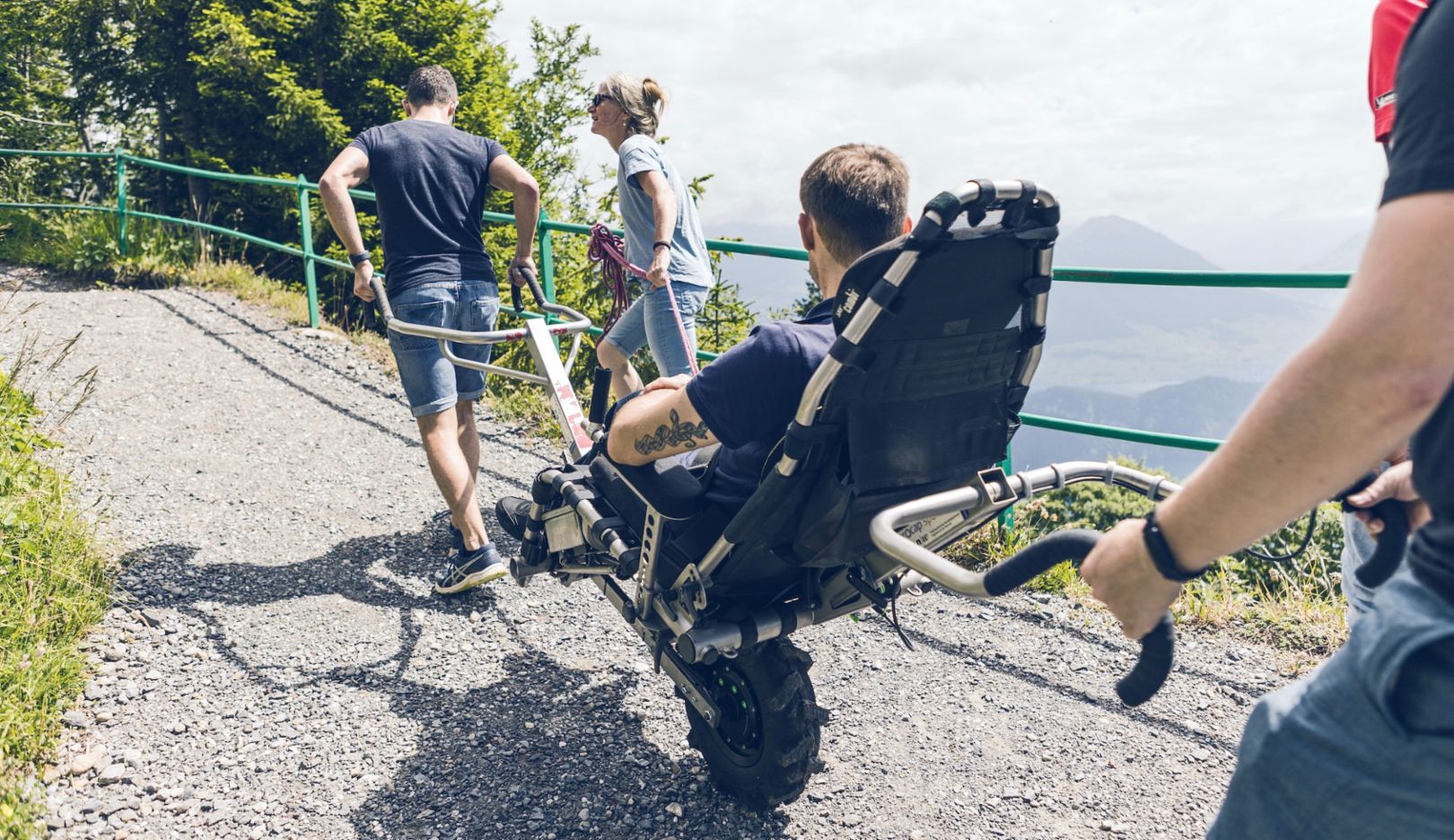 Porsche and Partners enhance Trekking Wheelchair - Porsche Newsroom