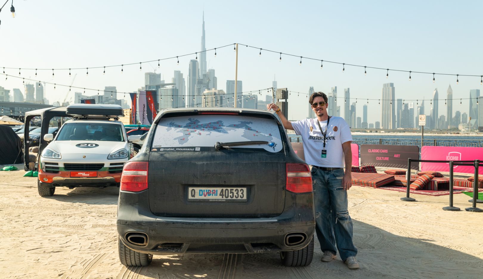 Cayenne drives 34,000 kilometres to Icons of Porsche - Porsche Newsroom