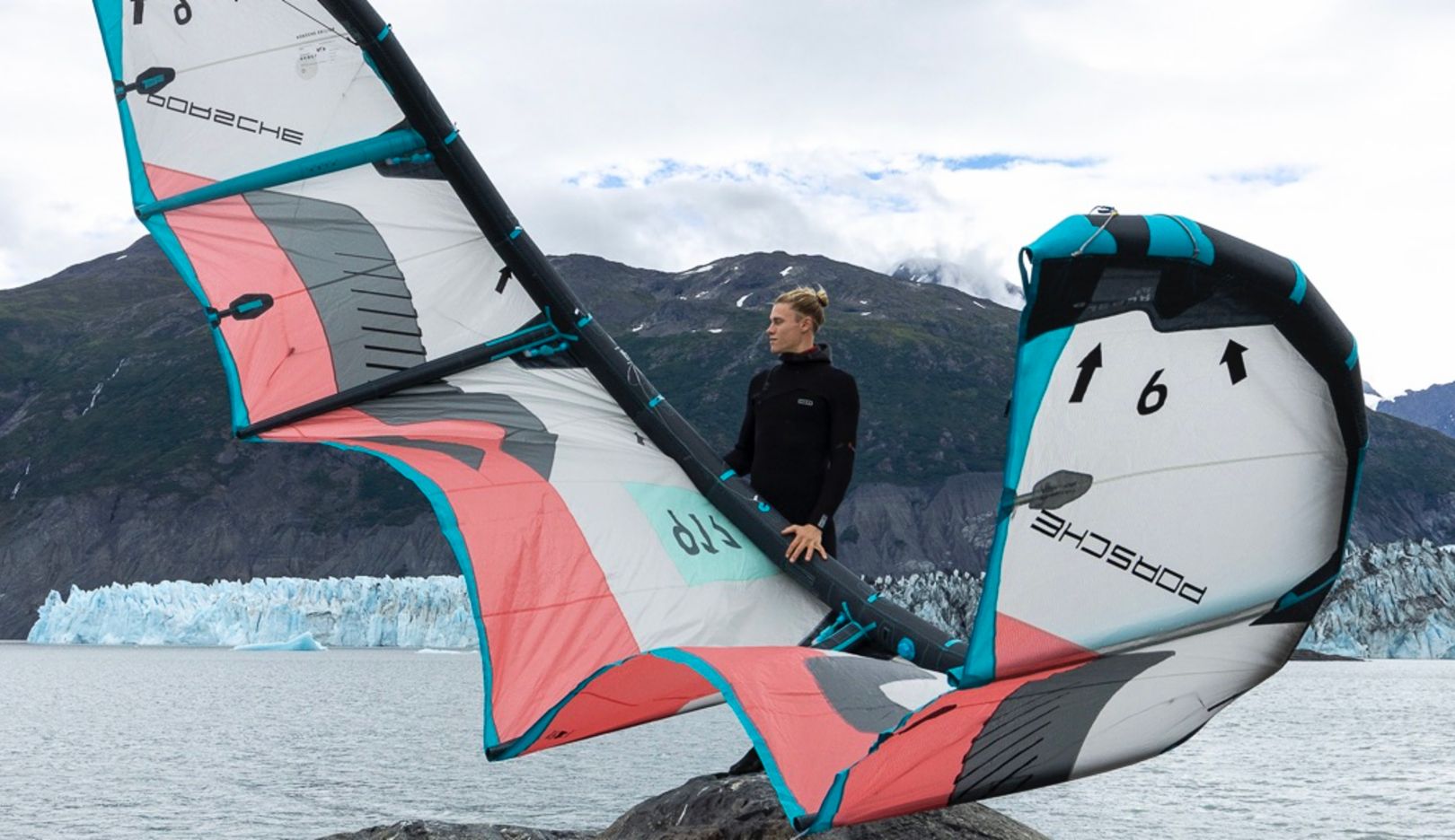 Action scenes: kitesurfers on an adventure tour in Alaska - Porsche ...