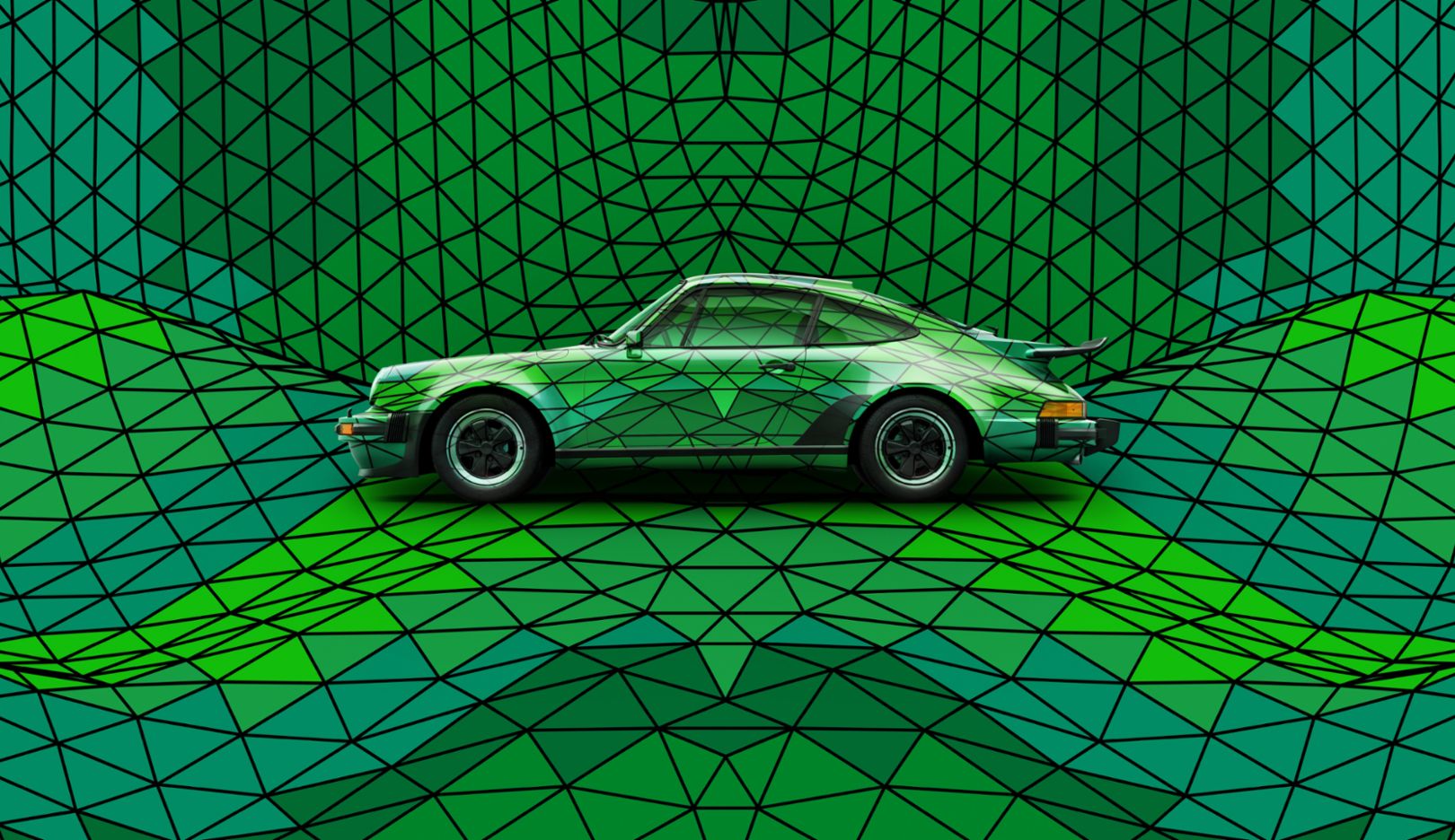 Technicolour dreamscape: using paint to expand the Porsche story ...
