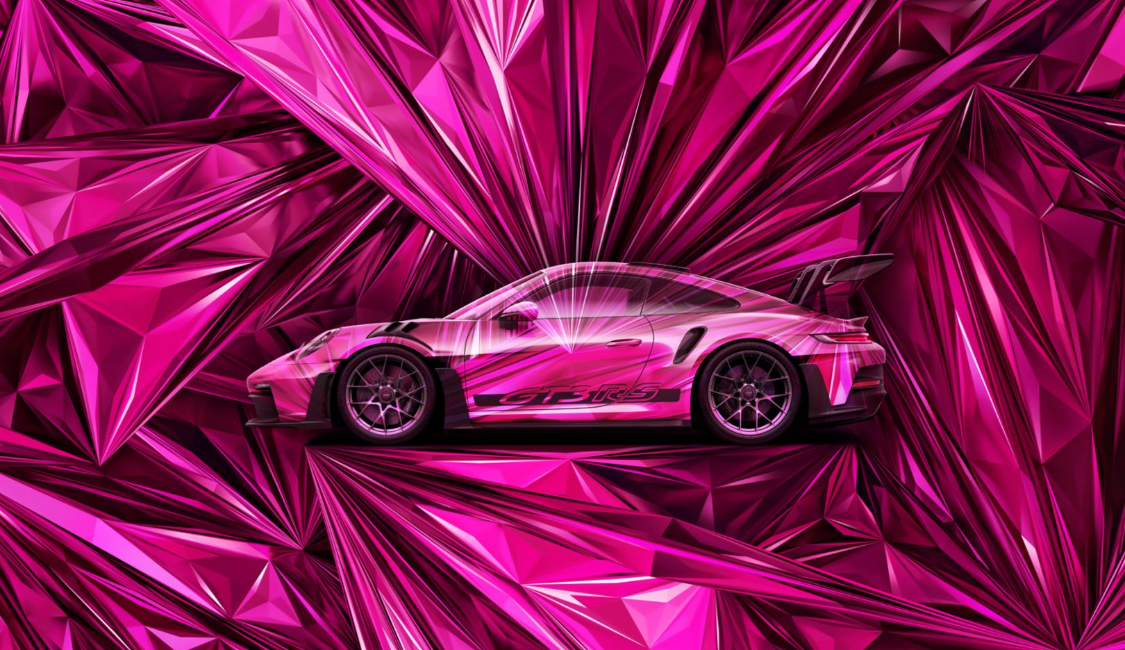 Technicolour dreamscape: using paint to expand the Porsche story ...