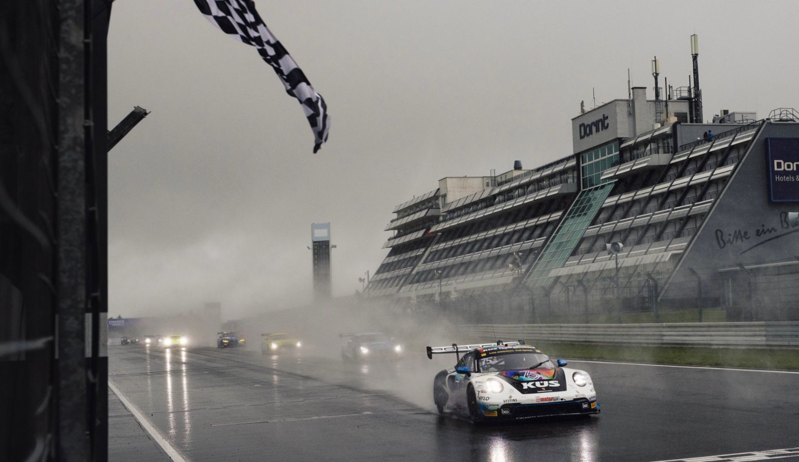 Porsche customer teams climb the DTM podium twice in the Eifel ...