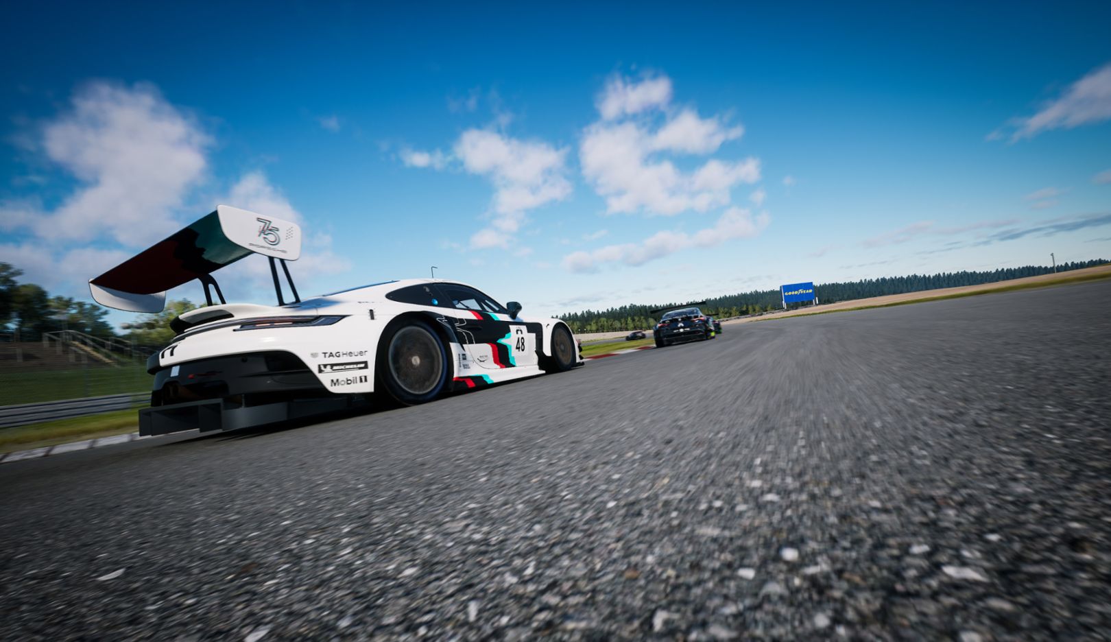 Porsche Coanda works driver Joshua Rogers finishes on the podium ...