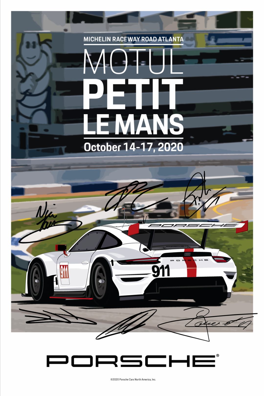 Porsche Motorsport releases "Thank You" poster for 12 Hours of Sebring ...