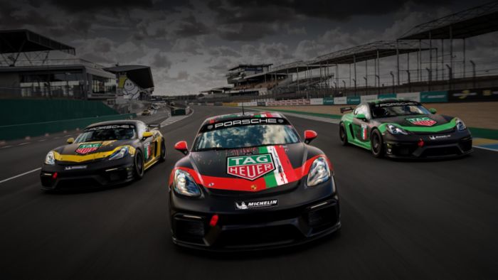 Presentados los tres Porsche 718 Cayman GT4 Clubsport para La Carrera ...