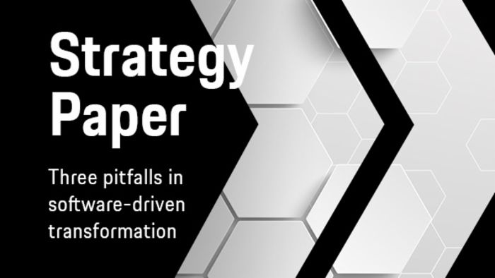 Three pitfalls in software-driven transformation - Porsche Newsroom Three pitfalls in software-driven transformation - Porsche Newsroom