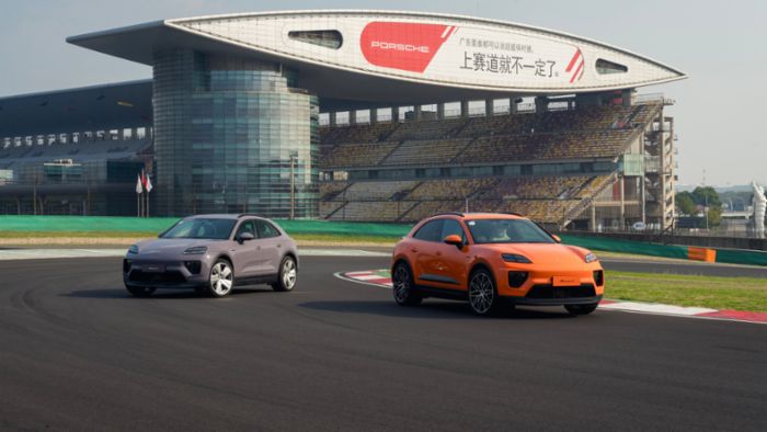 New all-electric Macan makes its customer test drive debut in China ...
