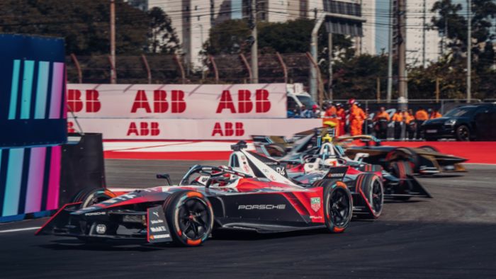 Porsche delivers strong team performance at the Formula E race in São ...