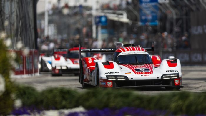 Porsche 963 makes its debut on the streets of Detroit - Porsche ...