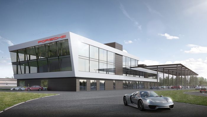 Foundation stone laid for Hockenheimring Porsche Experience Centre ...