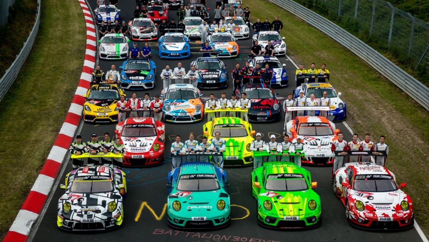 24h Nürburgring: Pro-Am class win at the 24-hour marathon - Porsche ...