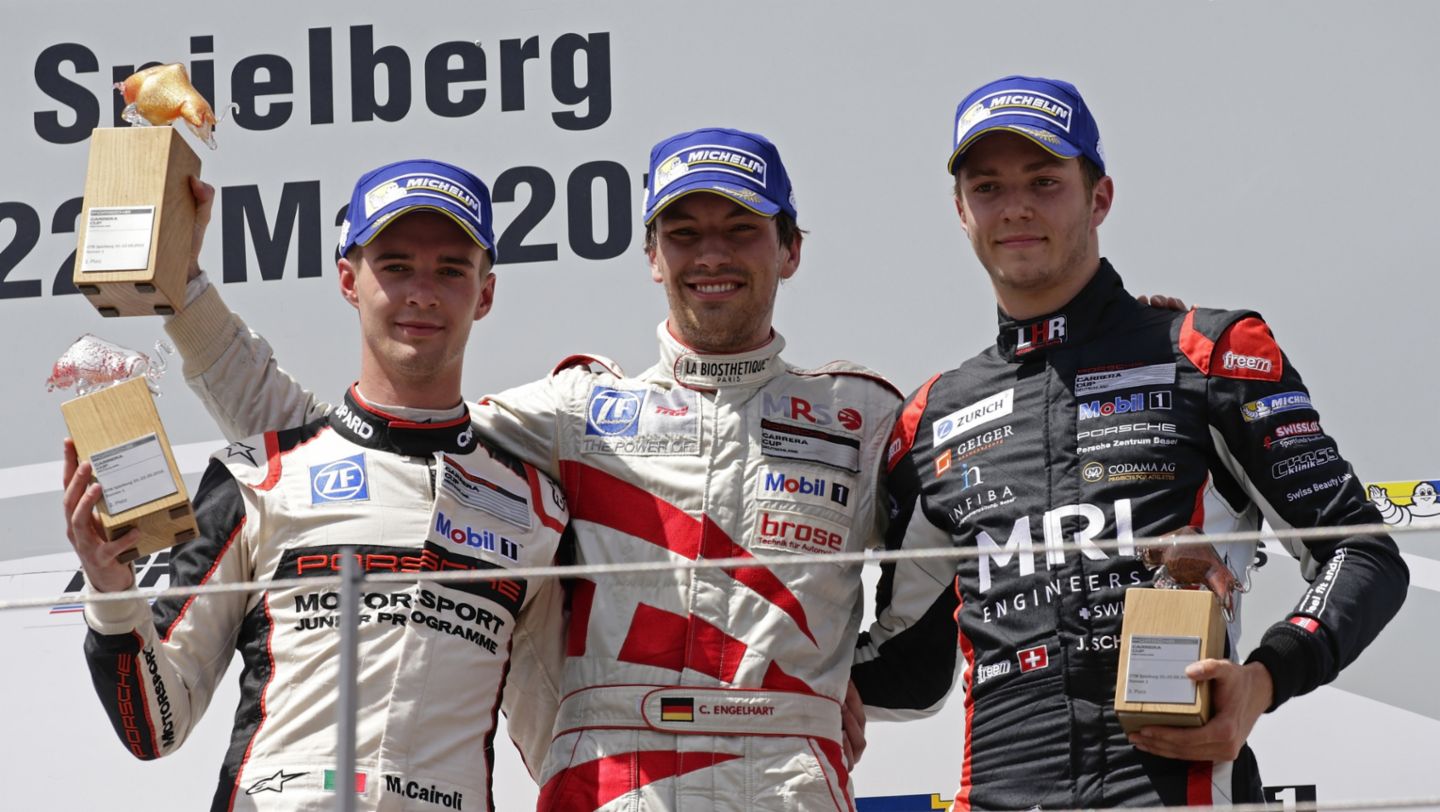 Müller und Engelhart gewinnen in Spielberg - Porsche Newsroom DEU