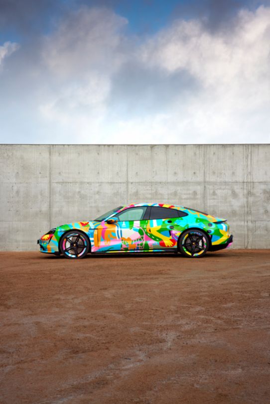 Porsche Cars Australia commissions ‘digital Taycan art car’ for a good ...