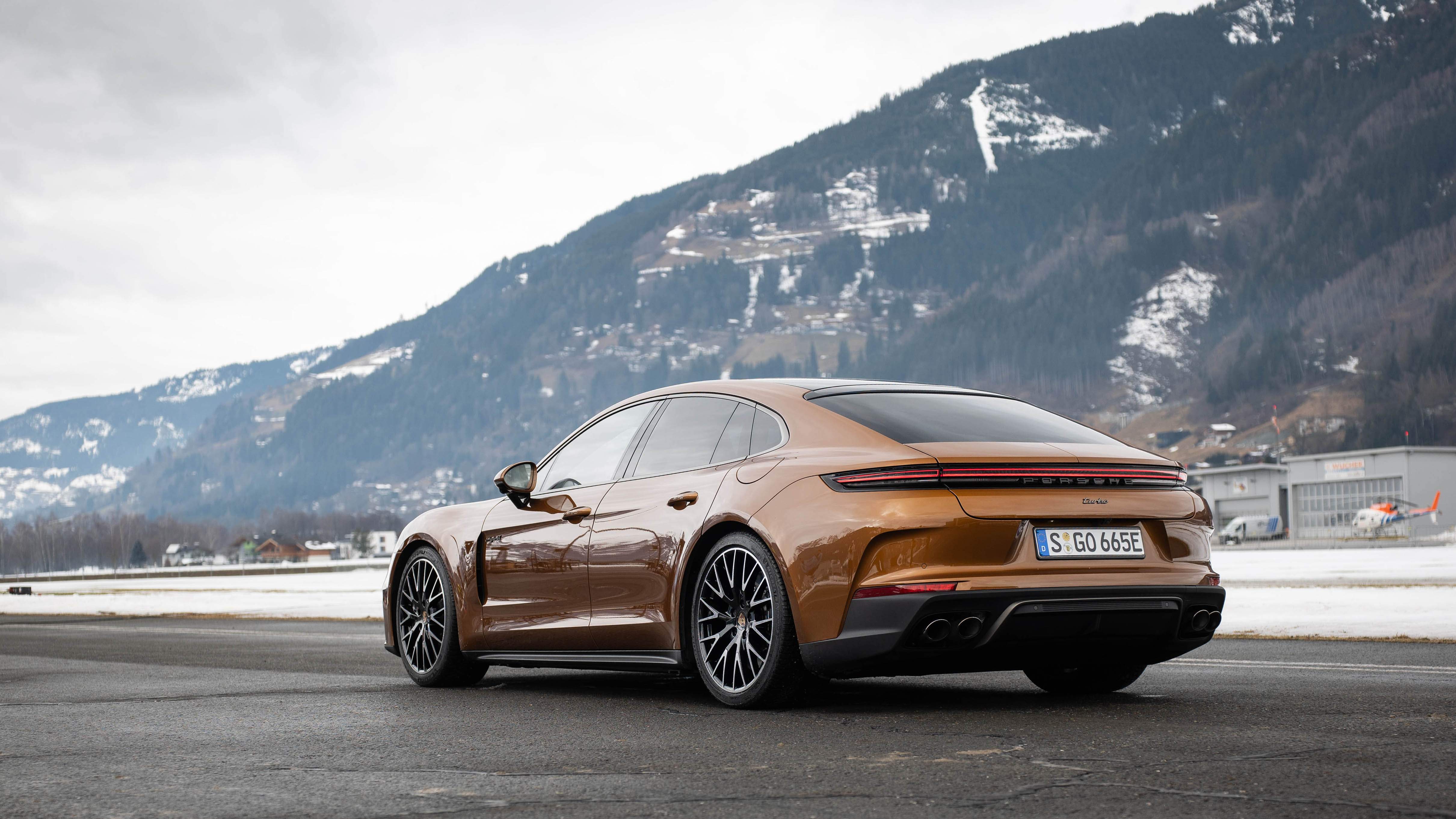 Pure exhilaration: Walter Röhrl drives the new Porsche Panamera Turbo E ...