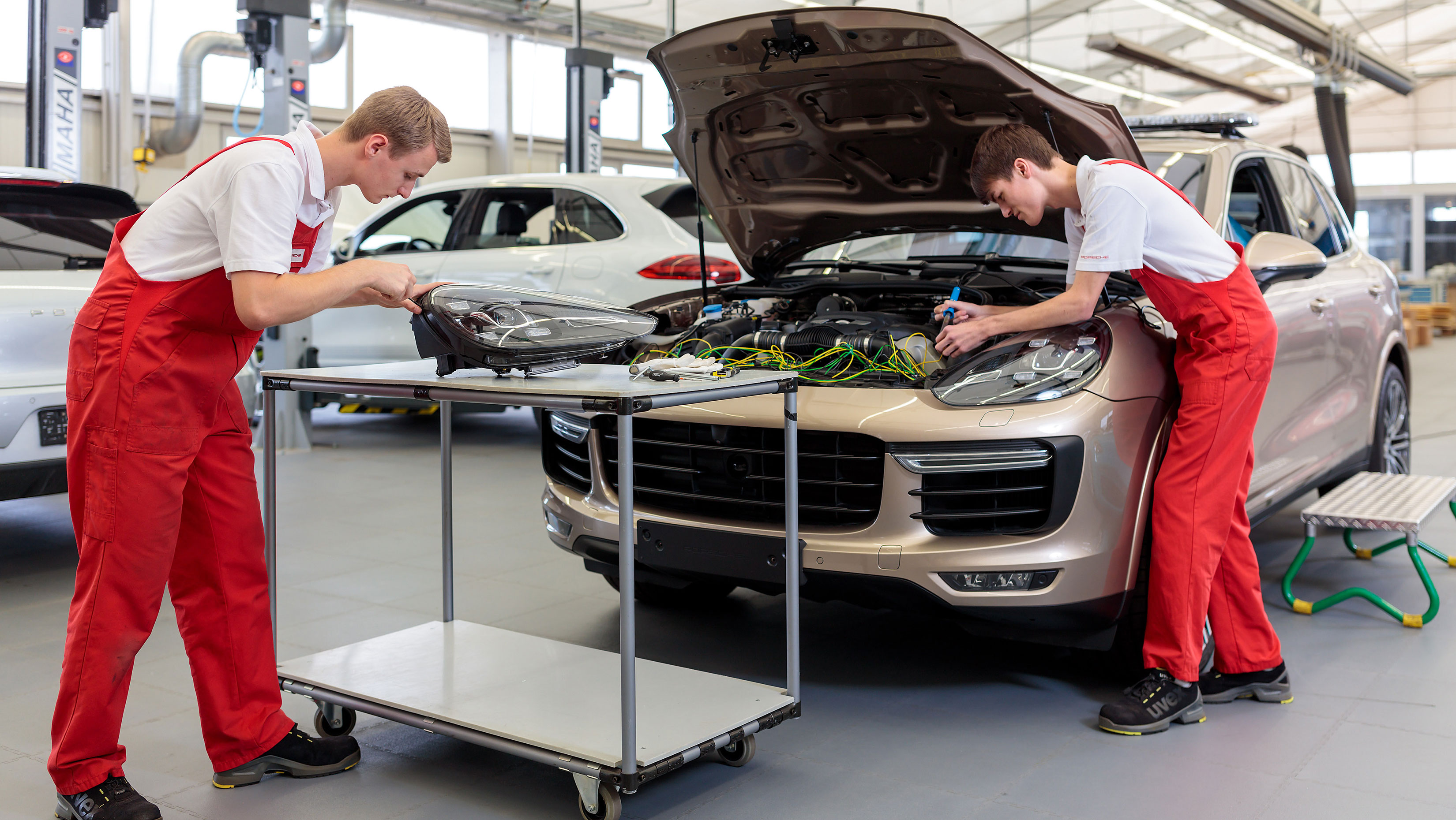 An operational vehicle for the Sachsenring - Porsche Newsroom