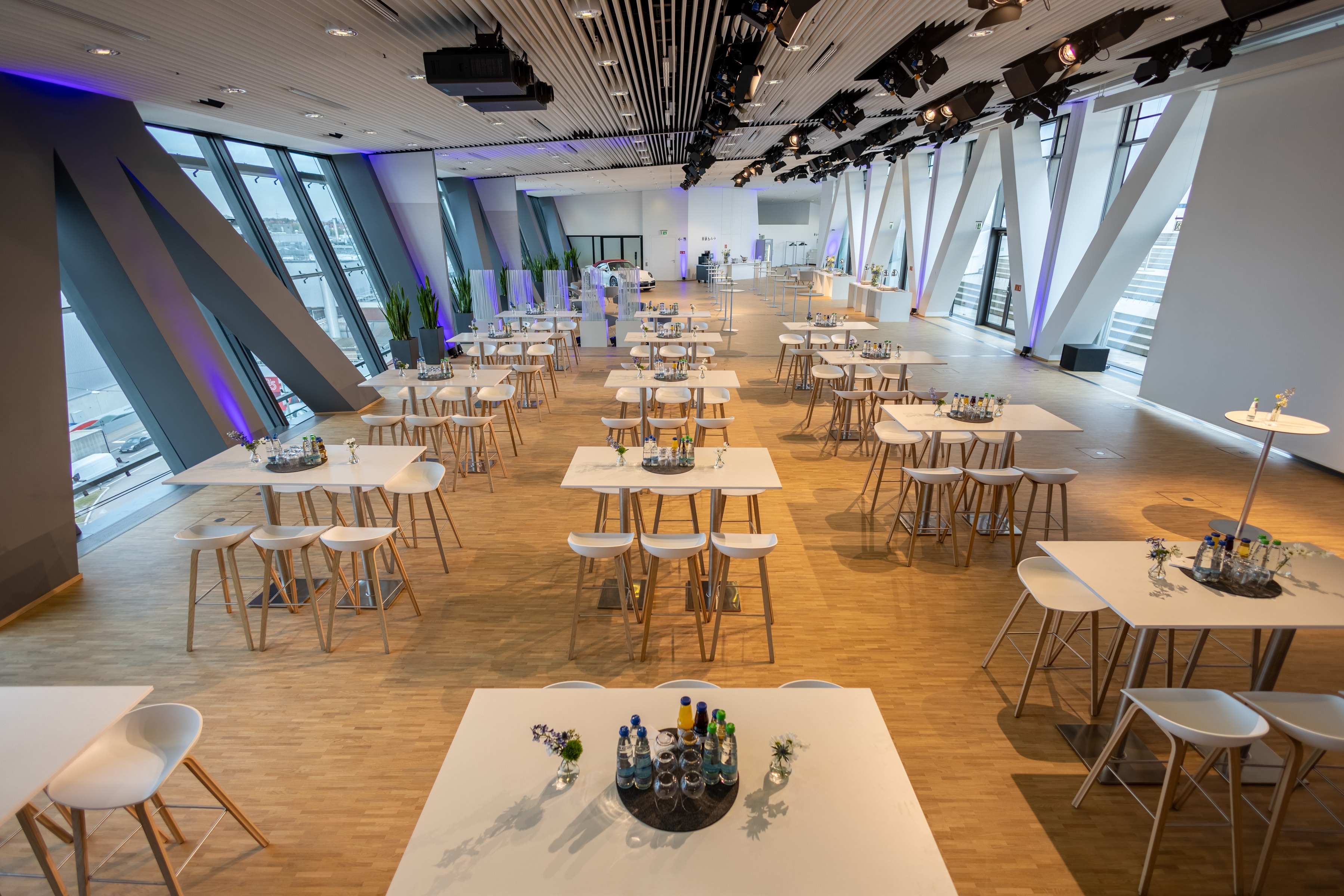 Event room in the Museum - Porsche Newsroom