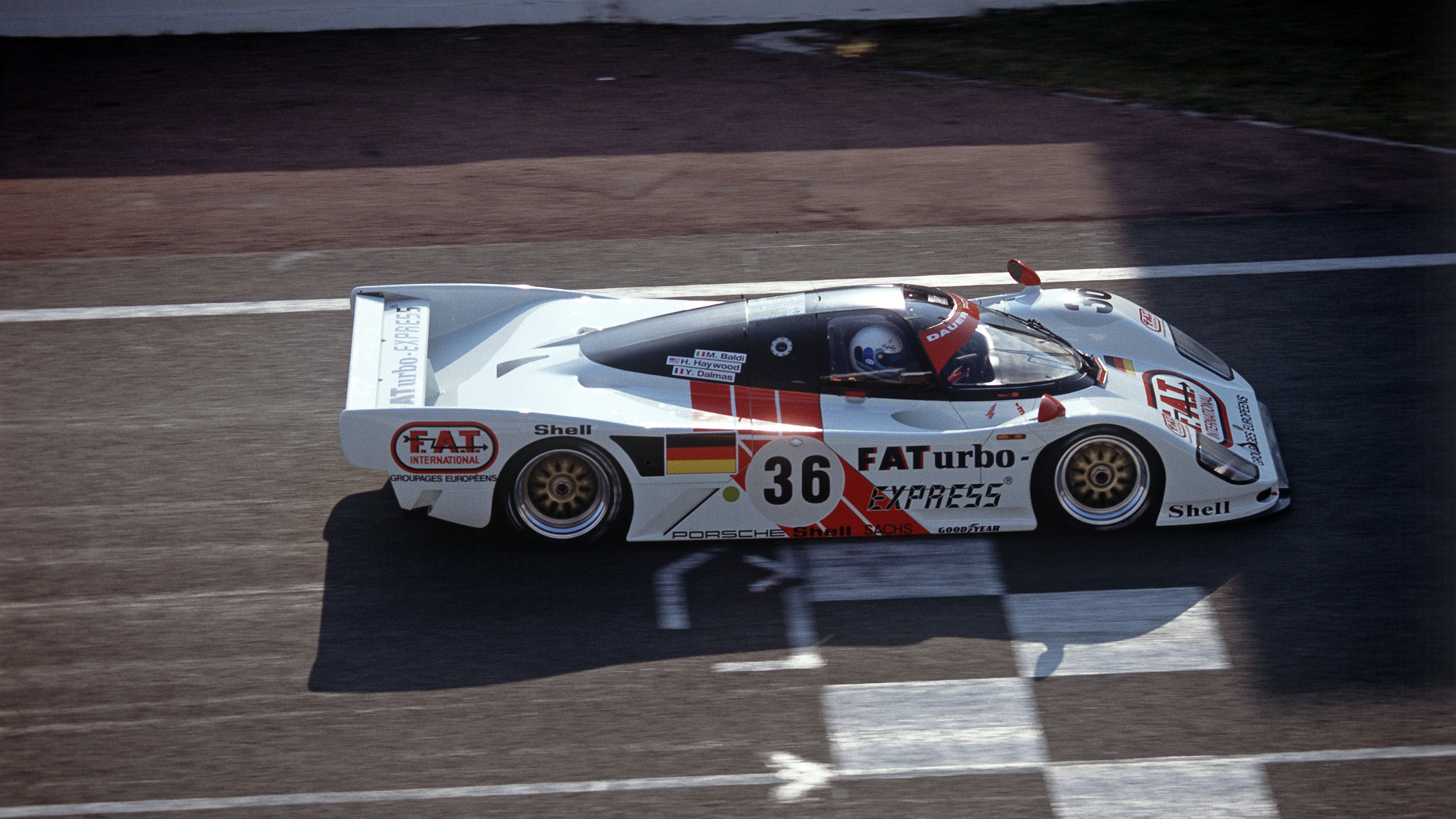 Porsche achieved the first overall victory at Le Mans 50 years ago ...