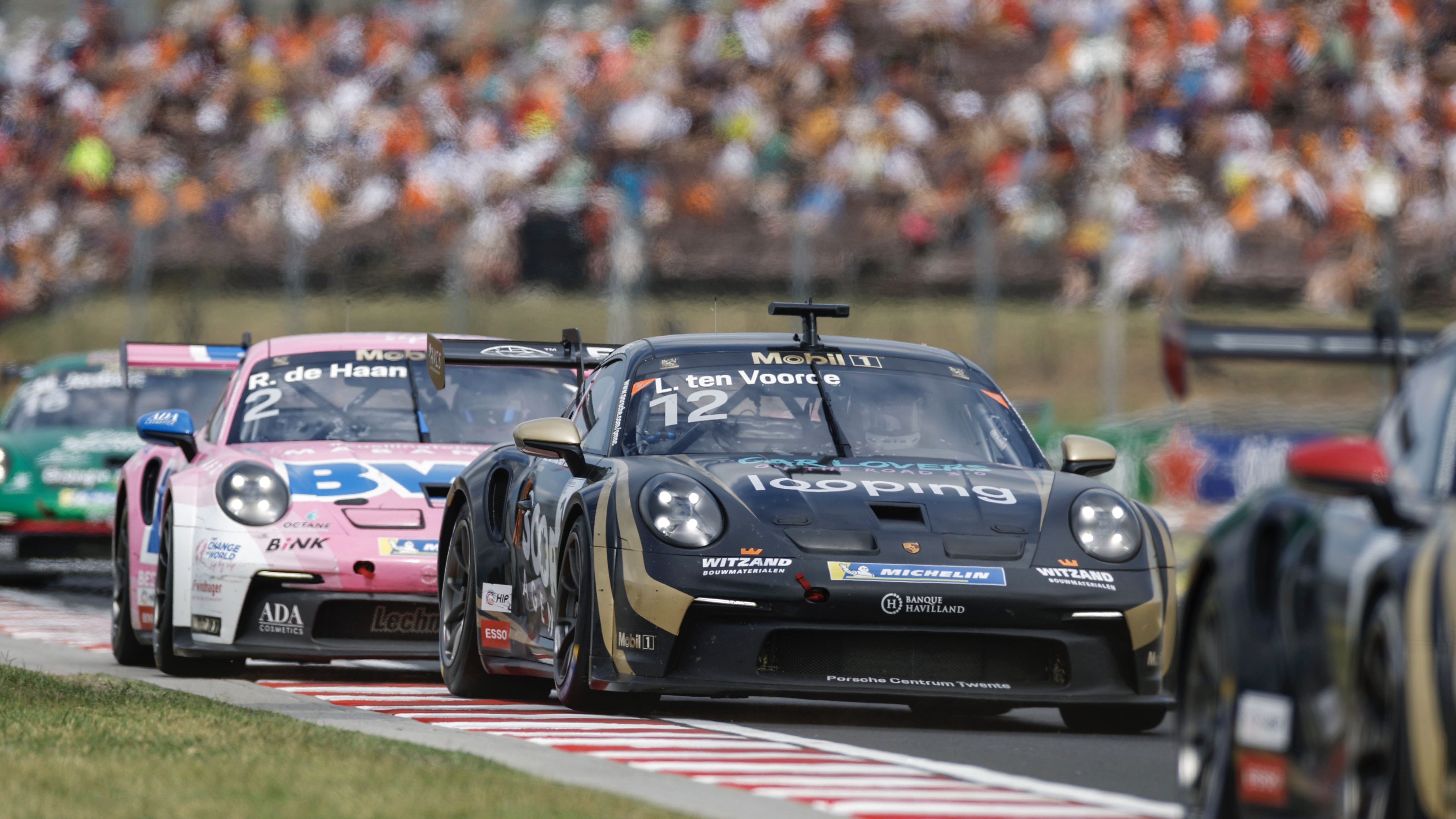 Harry King celebrates first win of the Porsche Mobil 1 Supercup season ...