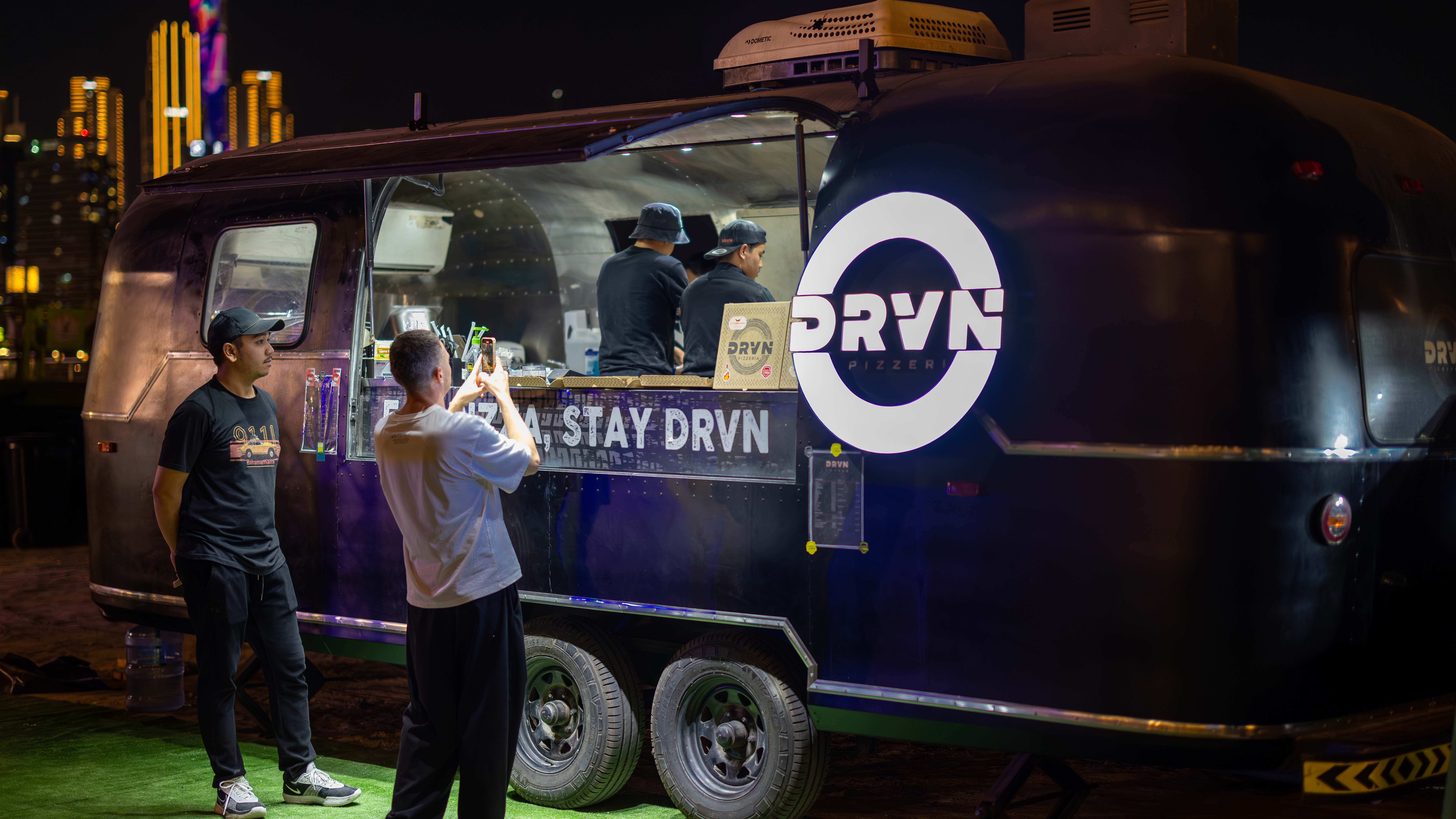 DRVN by Porsche one-off pizza a hit over Icons of Porsche weekend ...