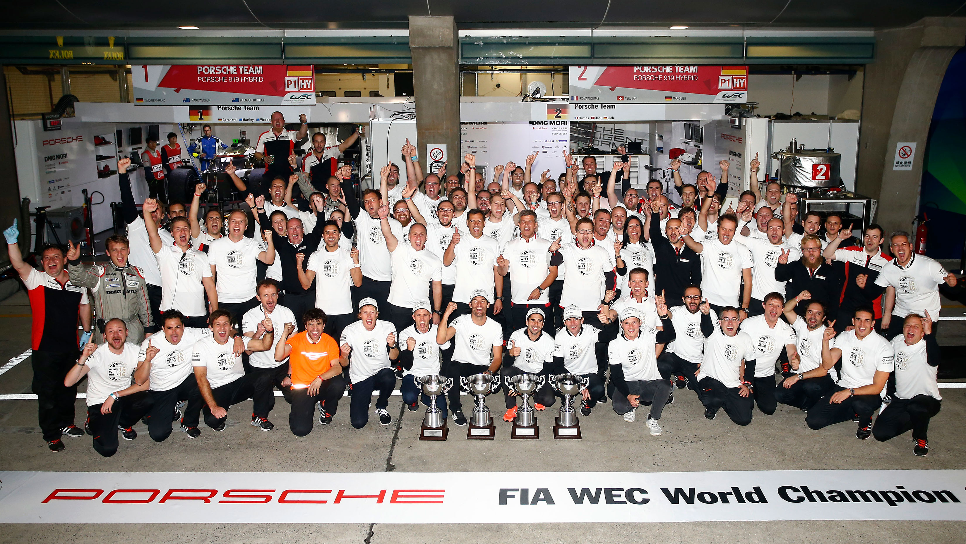 Mission accomplished – Porsche wins manufacturers’ world championship ...