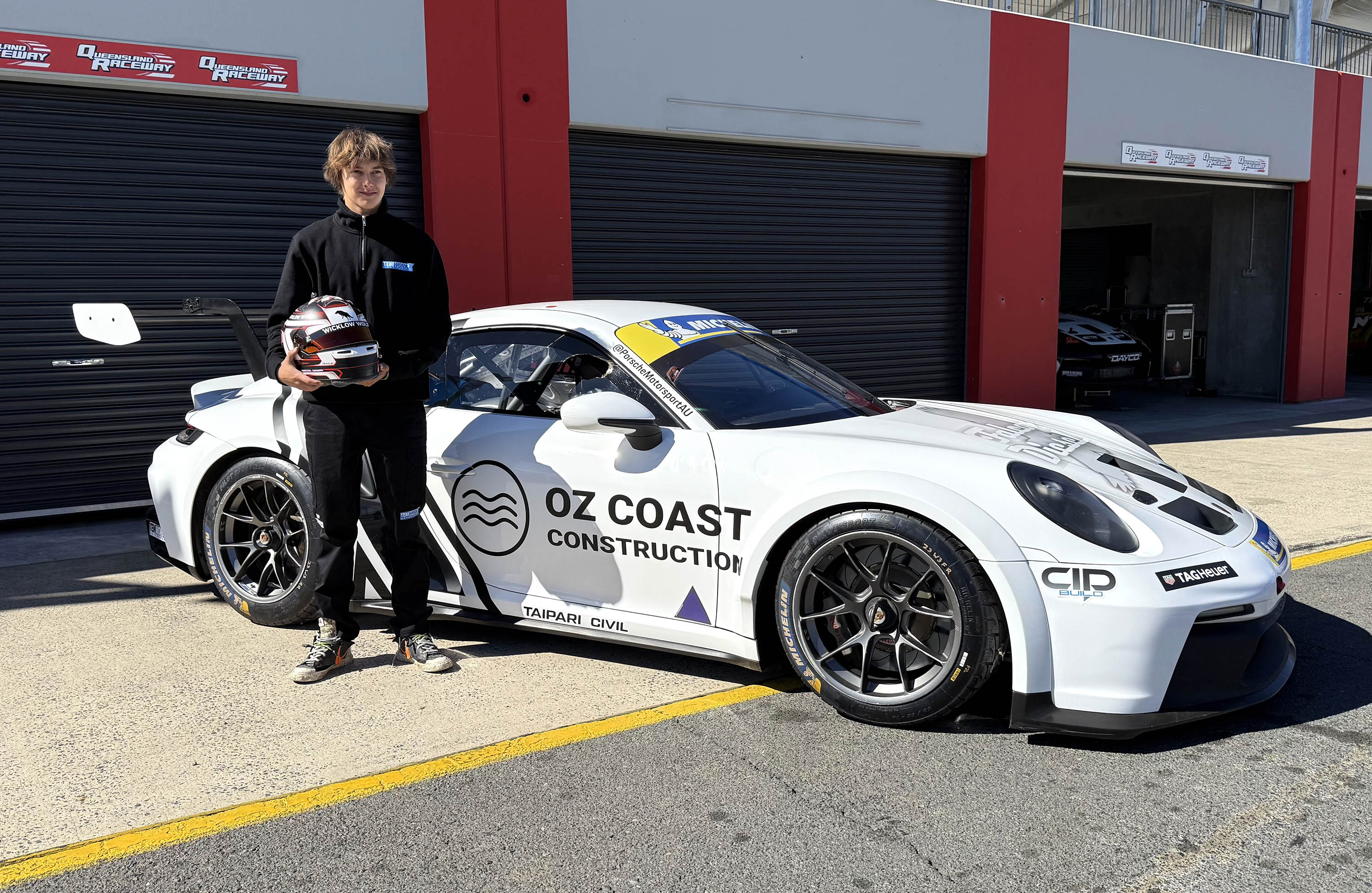 Carrera Cup grid ready for Queensland Raceway racing return - Porsche ...