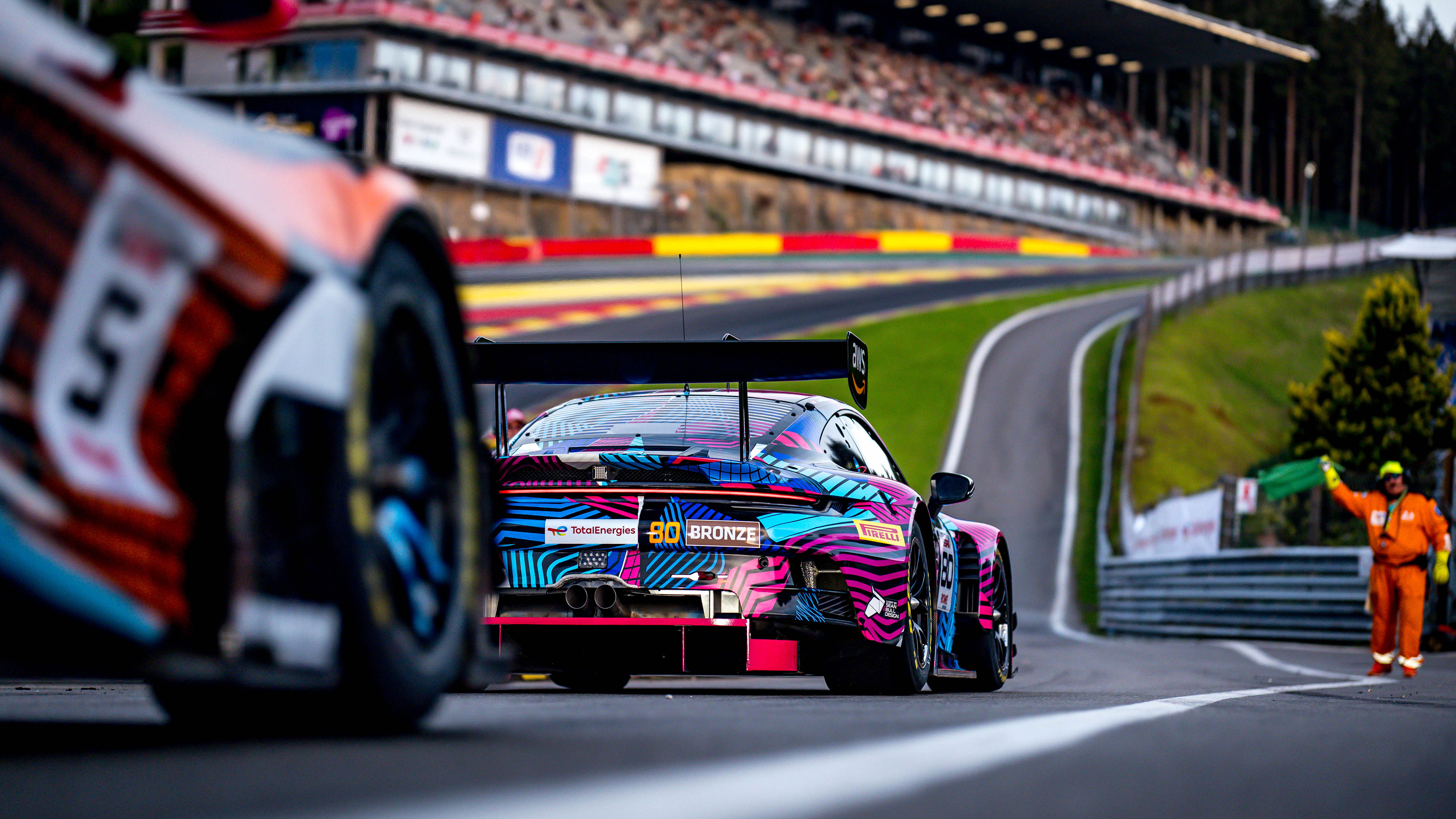 Two Porsche finish in the top 10 in the Spa endurance classic - Porsche ...