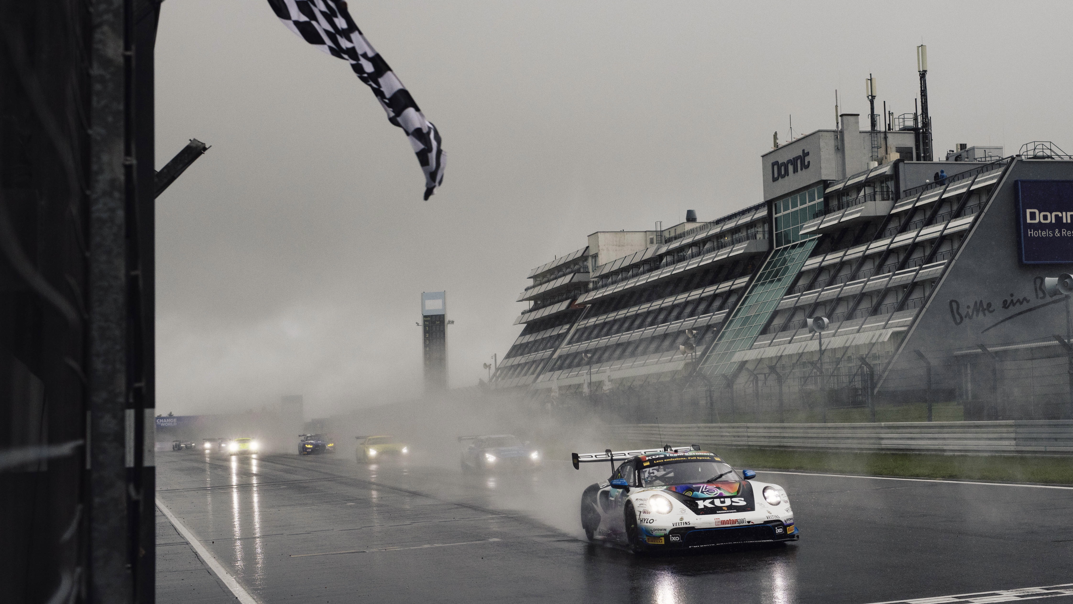 Porsche customer teams climb the DTM podium twice in the Eifel ...
