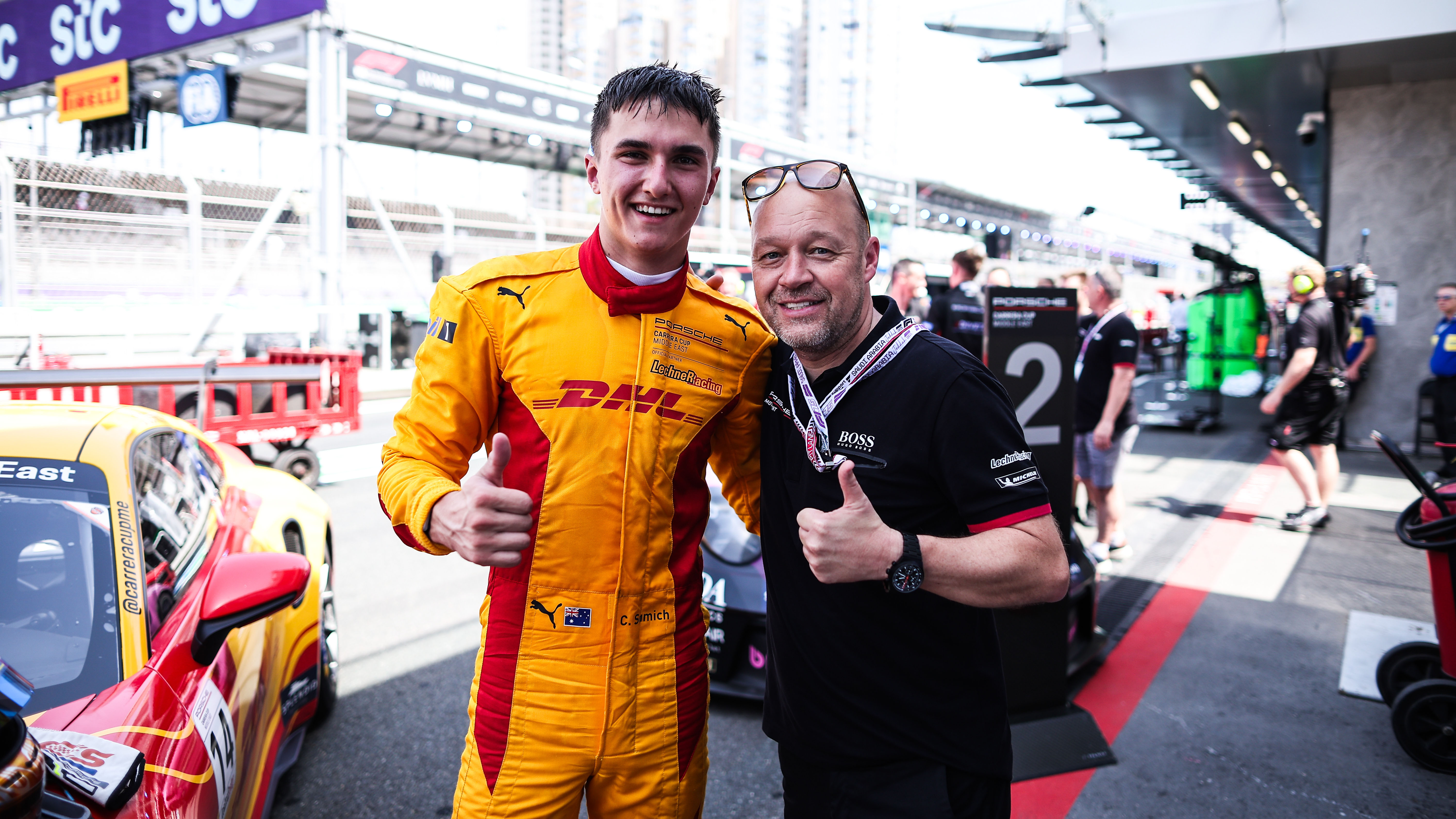 Aussie Caleb Sumich dominates season finale in Saudi - Porsche Newsroom