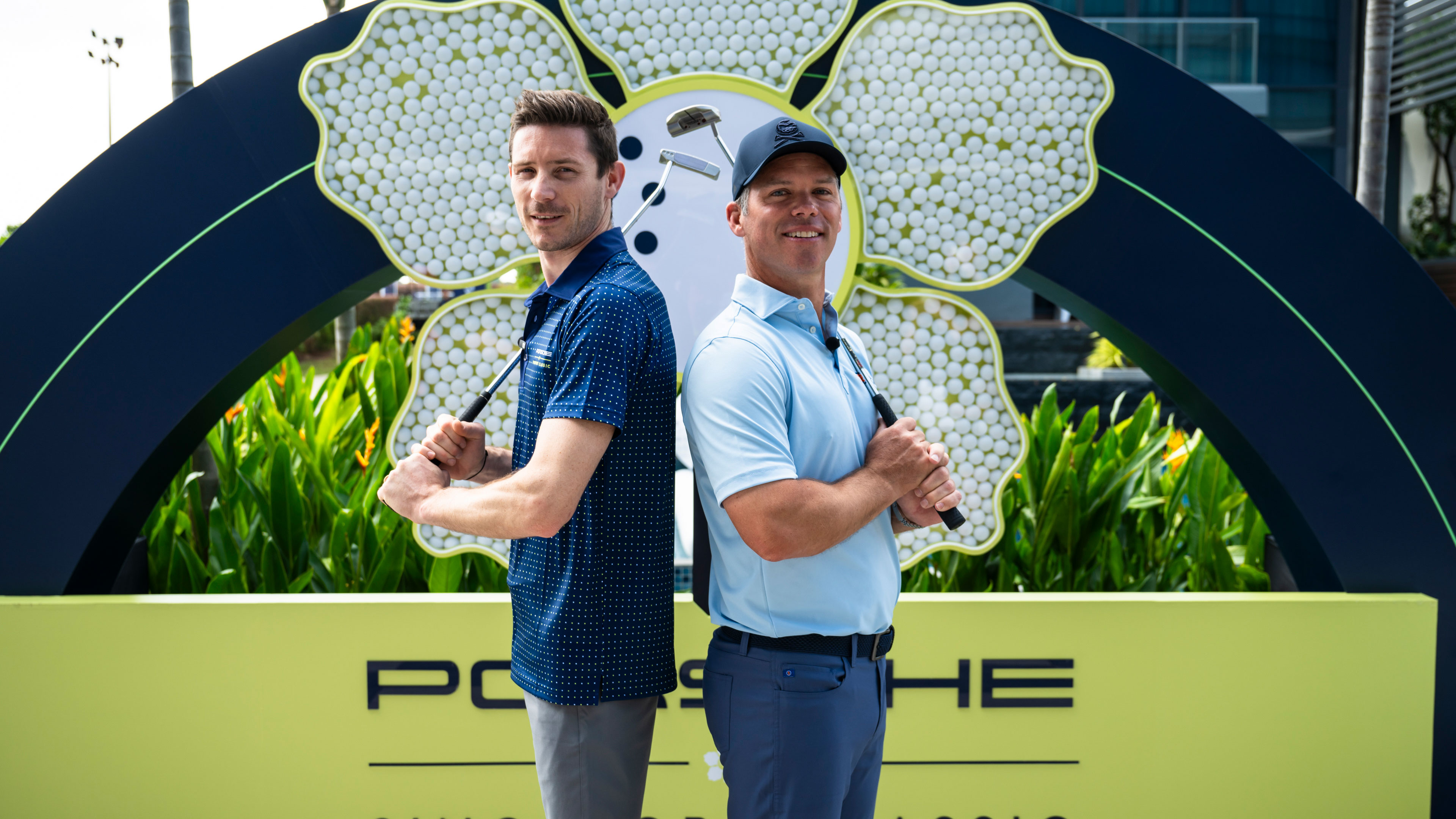 Paul Casey thrills Kévin Estre with a day of golf at the Porsche ...