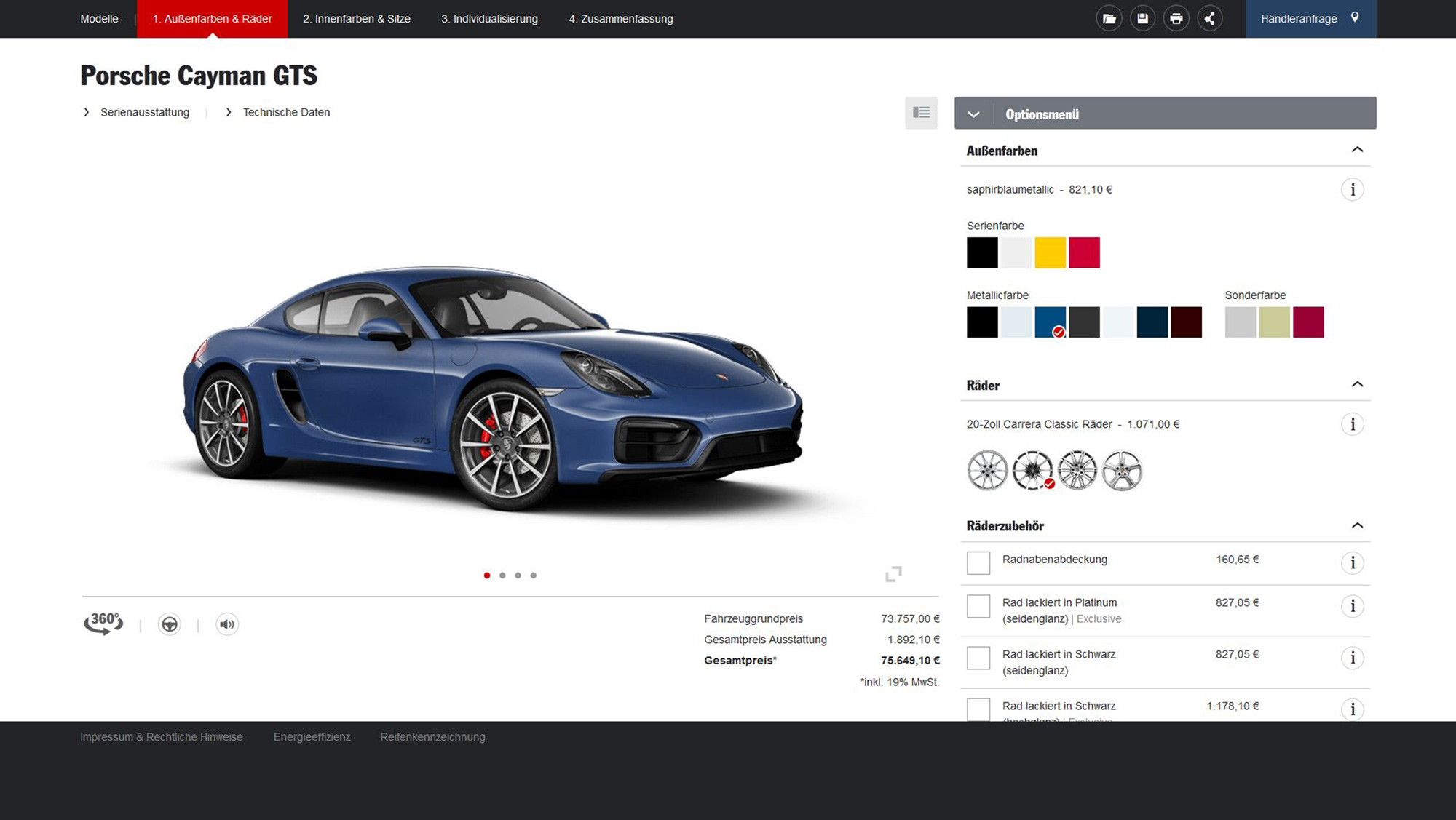 Porsche Car Configurator setzt neue Maßstäbe - Porsche Newsroom DEU
