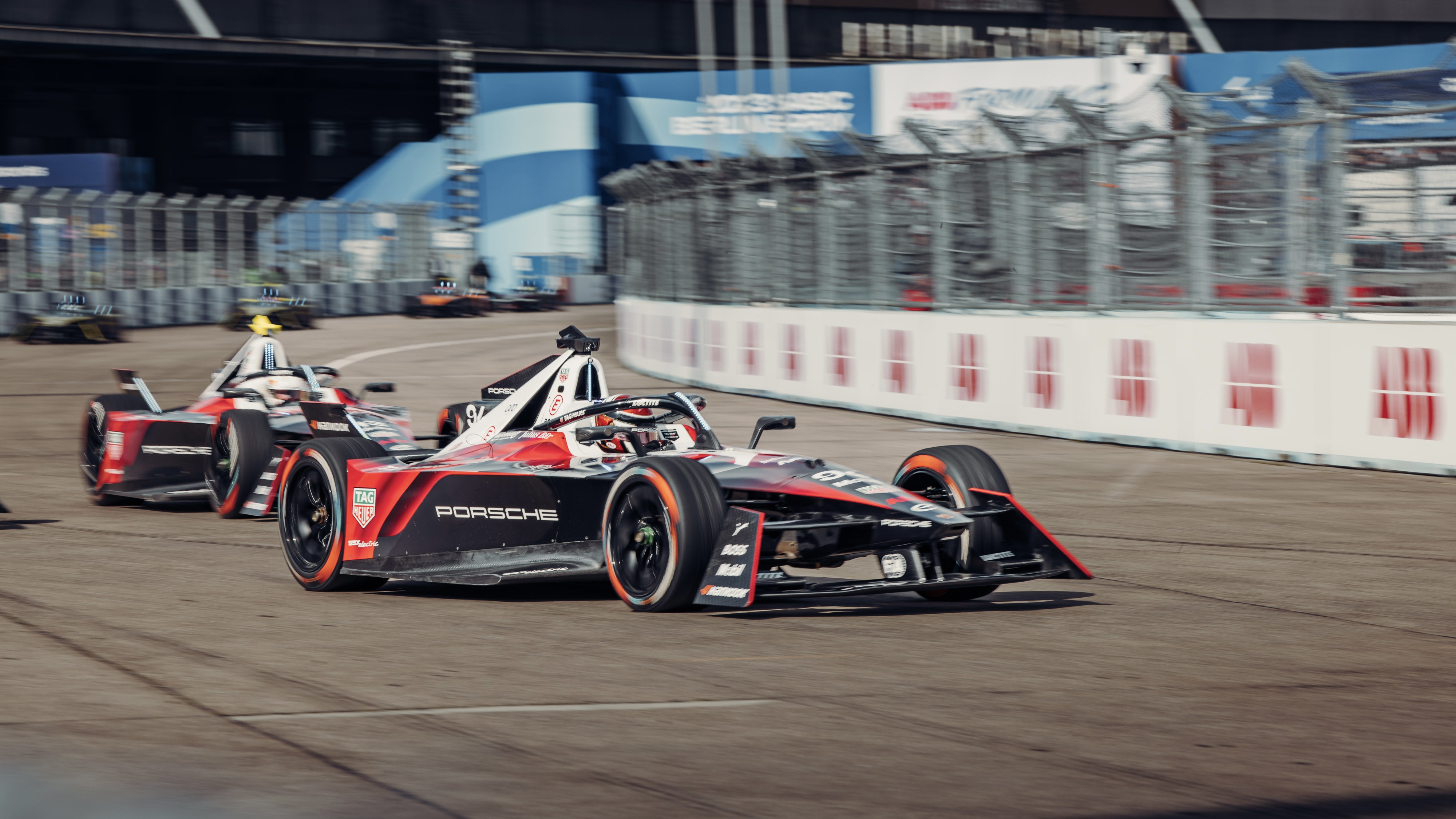 Porsche leads the drivers’ and teams standings of the ABB FIA Formula E ...