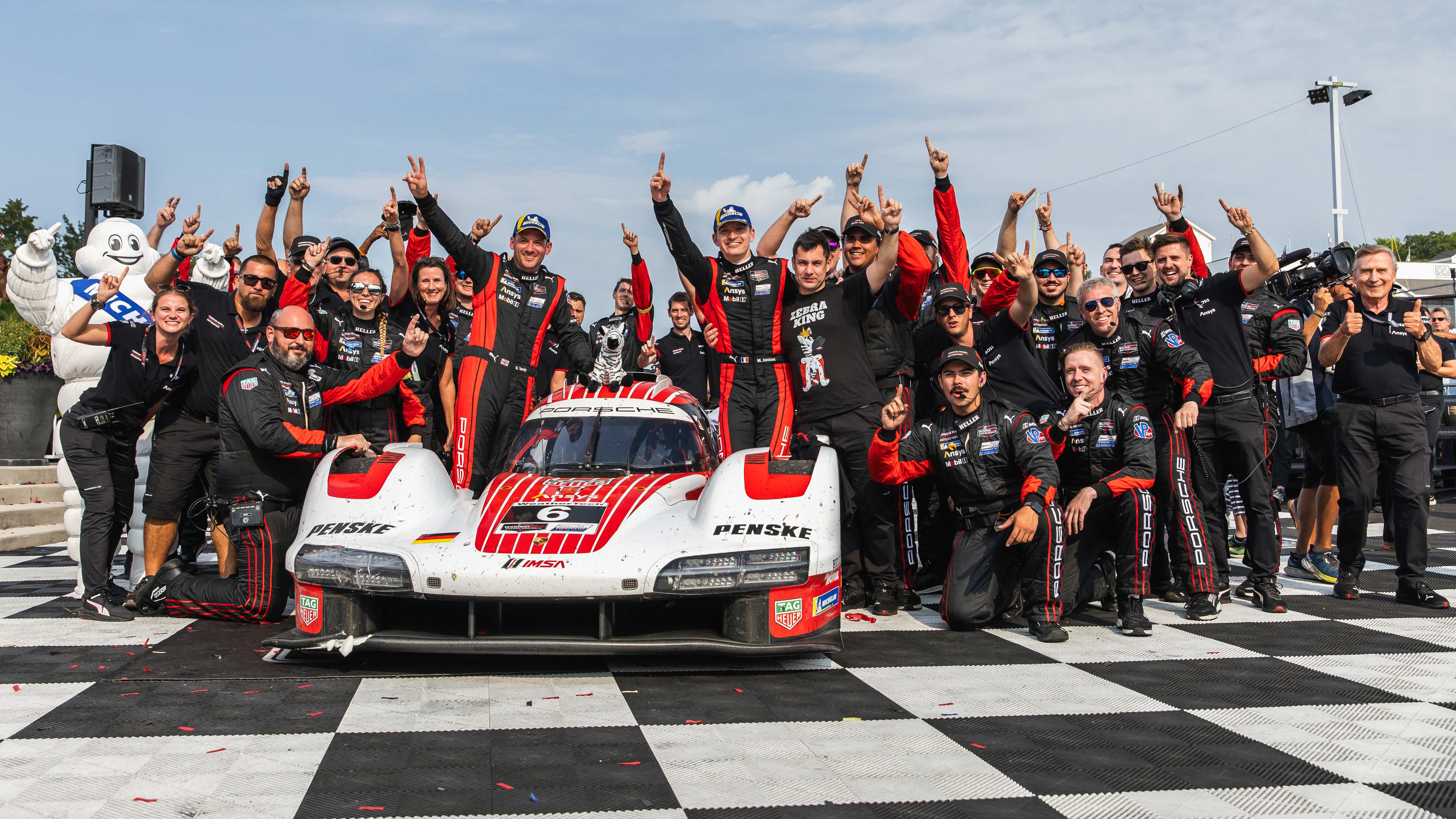 Porsche Penske Motorsport celebrates double victory at Road America ...