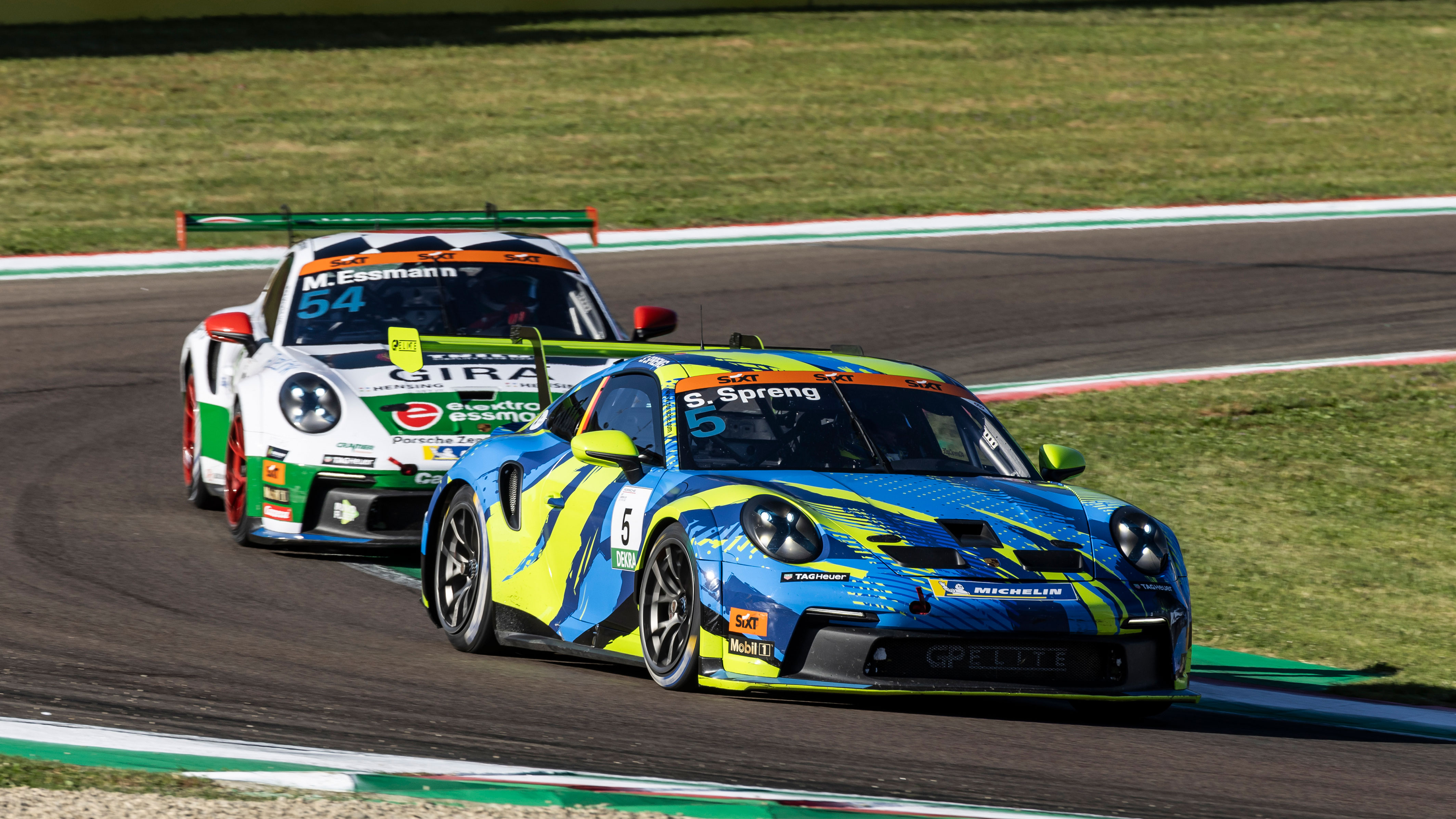Harry King wins both races at the season opener in Italy - Porsche Newsroom