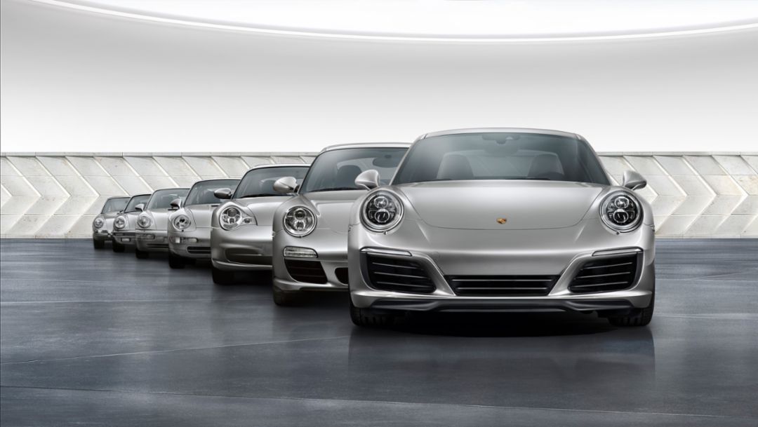 From zero to 1,000,000: Seven generations of the Porsche 911